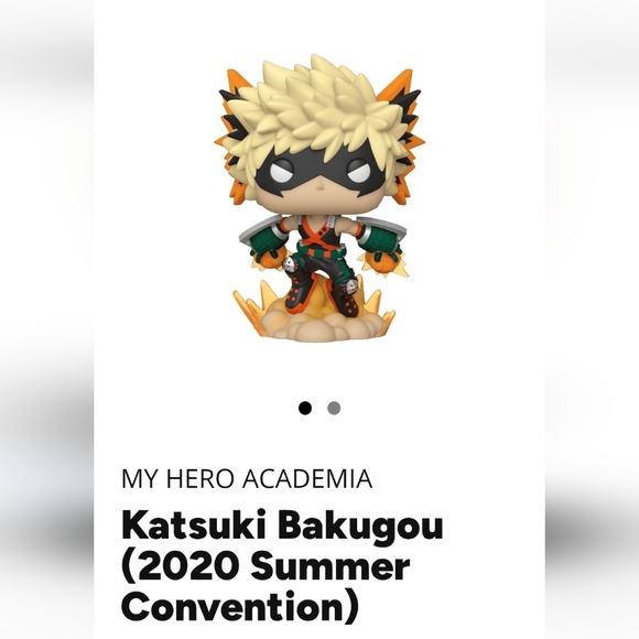 Funko | Toys | Nib My Hero Academia Katsuki Bakugou Figure | Poshmark